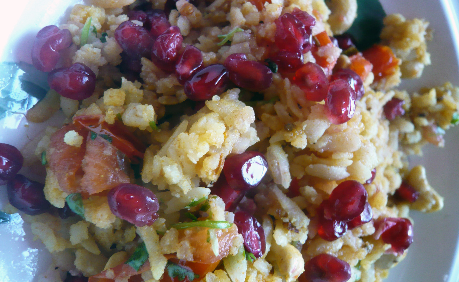 Pomegranate Rice for Breakfast - Yoga Ocean